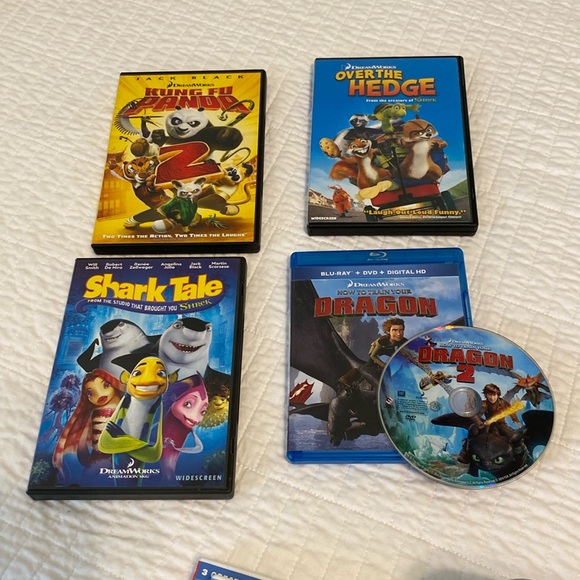 Dreamworks | Portable Audio & Video | 5 Dreamworks Dvds | Poshmark